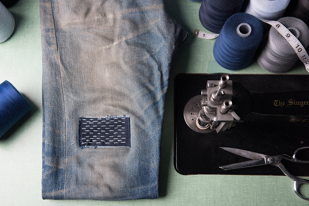Sashiko Patching, Sashiko Mending, Custom Denim Patches, Decorative ...
